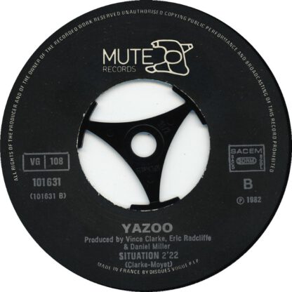 Yazoo - Only You / Situation (7" si France 1982) - Het Plaathuis