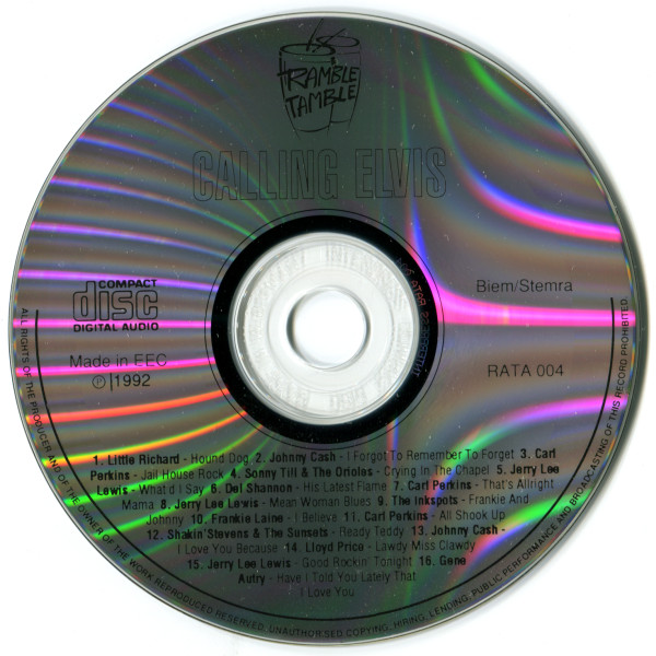 Various Artists - Calling Elvis (CD Germany 1992) mint/mint - Het Plaathuis