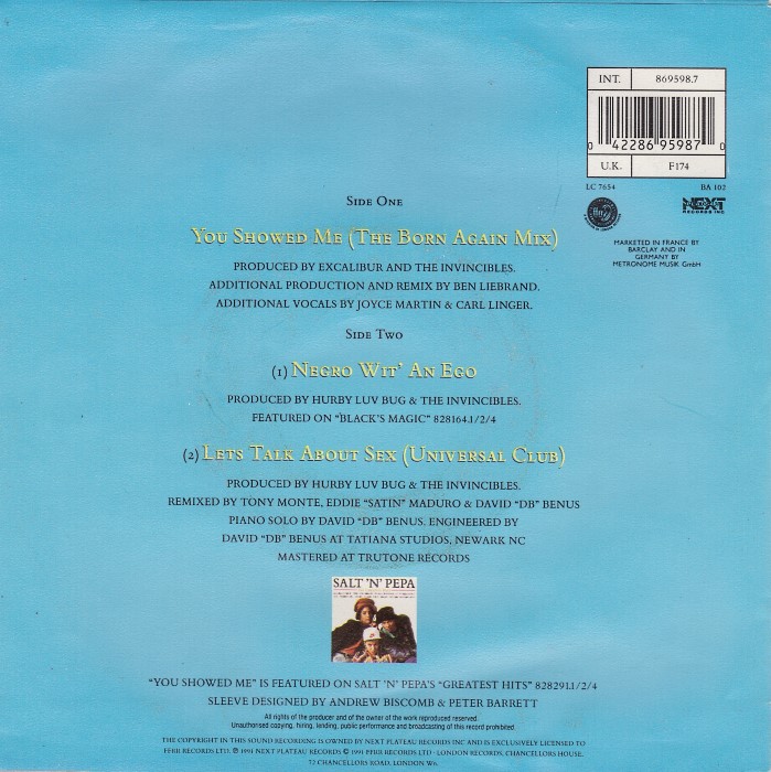 Salt 'N' Pepa - You Showed Me (7"EP 1991) - Het Plaathuis