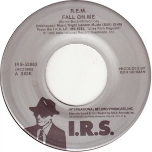 R.E.M. - Fall On Me / Rotary Ten (7"si 1986) US-PROMO!! Extremely Rare ...