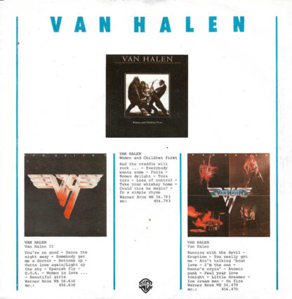 Van Halen ‎– Runnin' With the Devil (7"si NL 1978) - Het Plaathuis